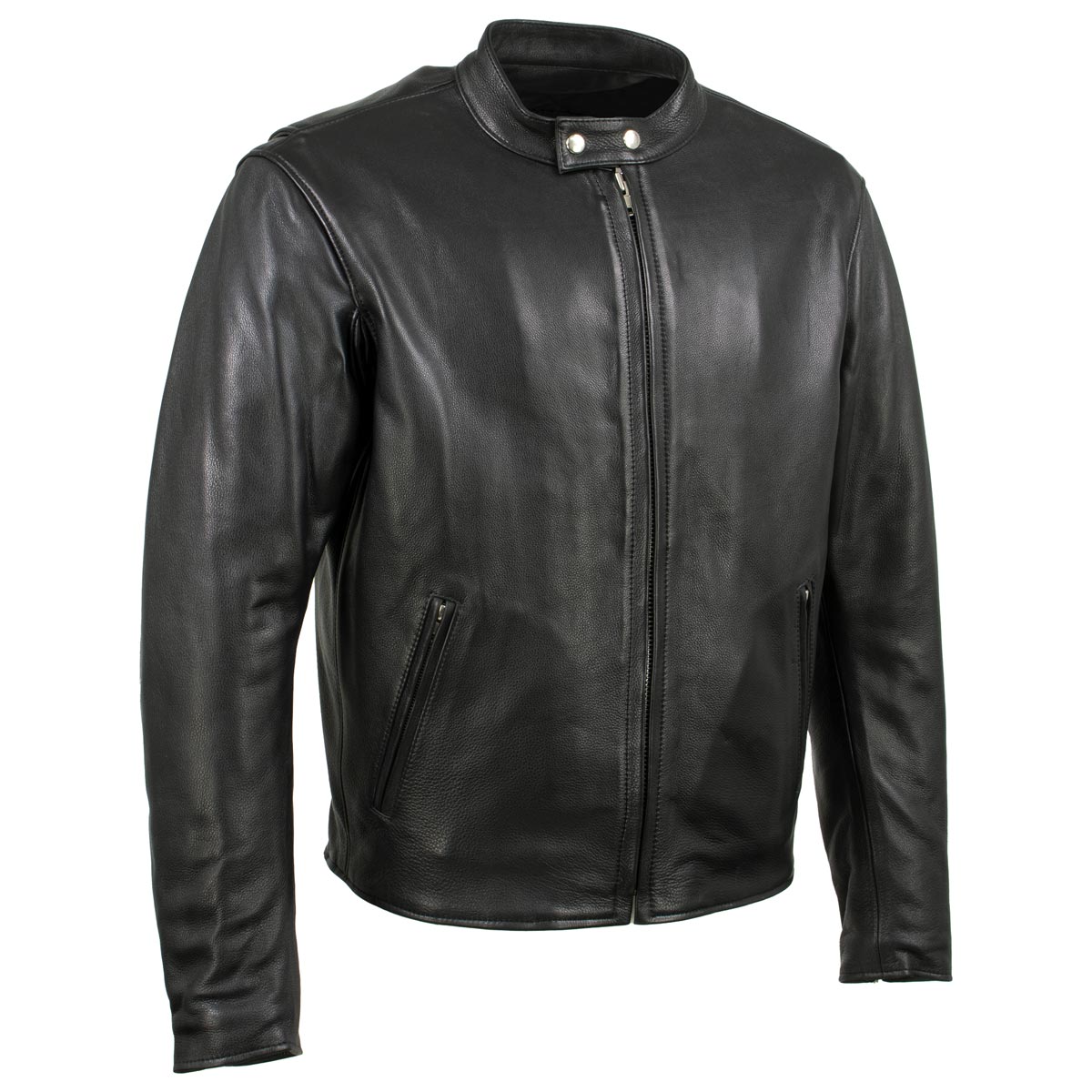 Hot Leathers JKM5006 USA Made Men's 'Rumble' Black Premium Leather – Milwaukee Motorcycle ...