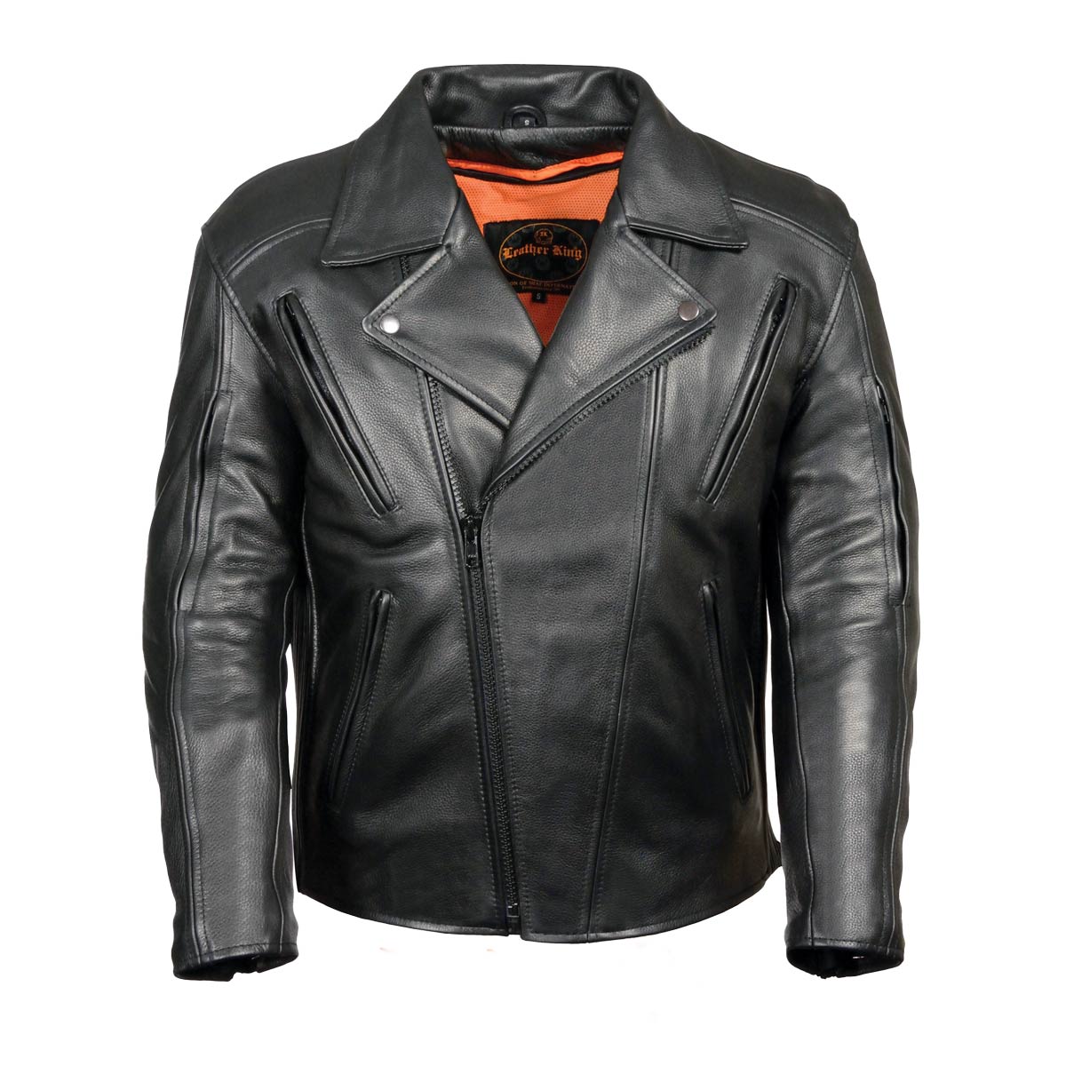 Milwaukee Leather Men's Premium Black Leather Beltless MC Style ...