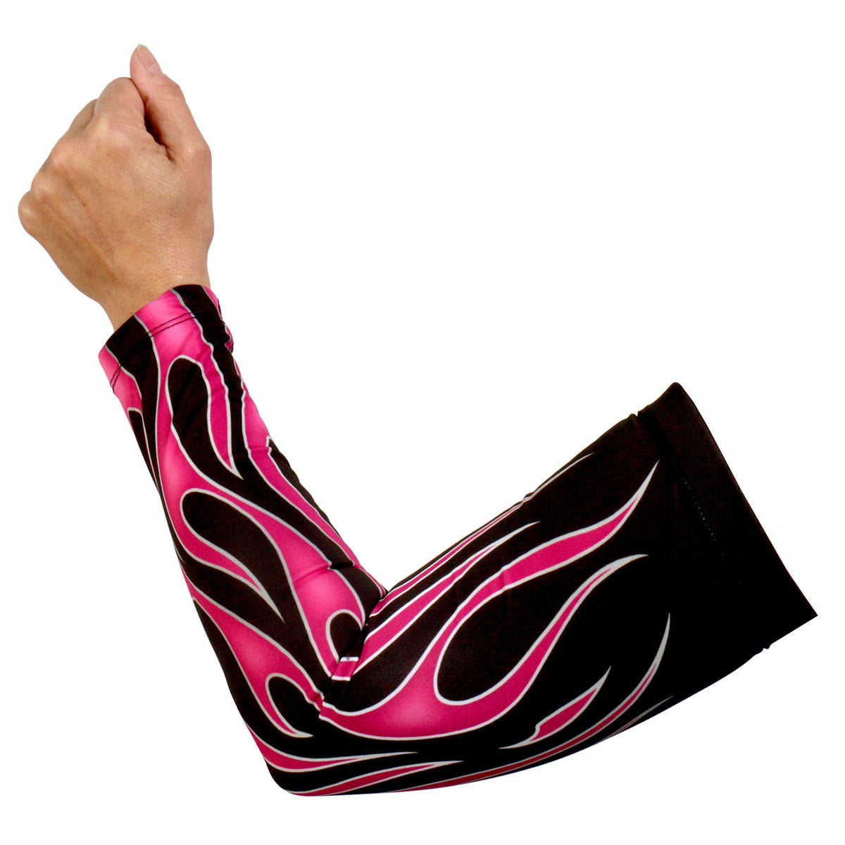 Hot Leathers ARM1008 Flames Pink Arm Sleeve – Milwaukee Motorcycle ...
