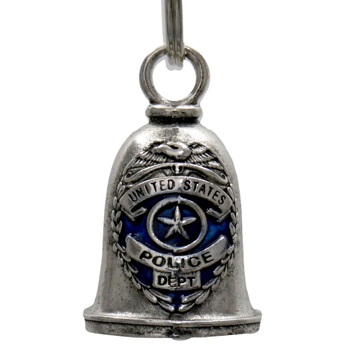 Milwaukee Leather MLB9062 Police Badge Motorcycle Good Luck Bell w/ Key ...