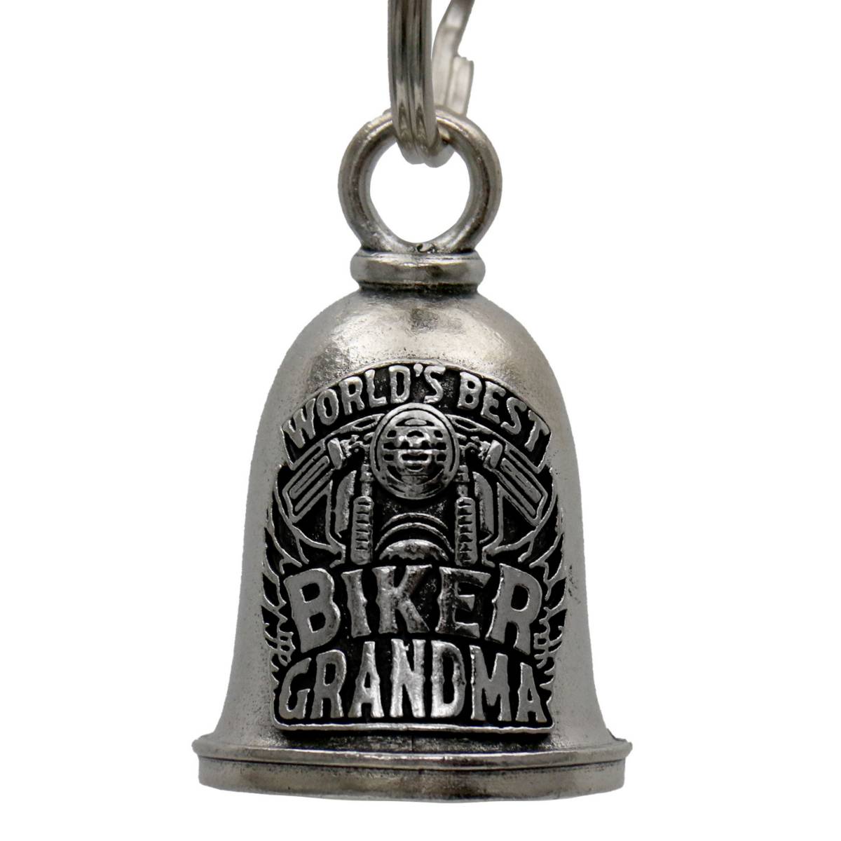 Milwaukee Leather MLB9075 Biker Grandma Motorcycle Good Luck Bell w ...