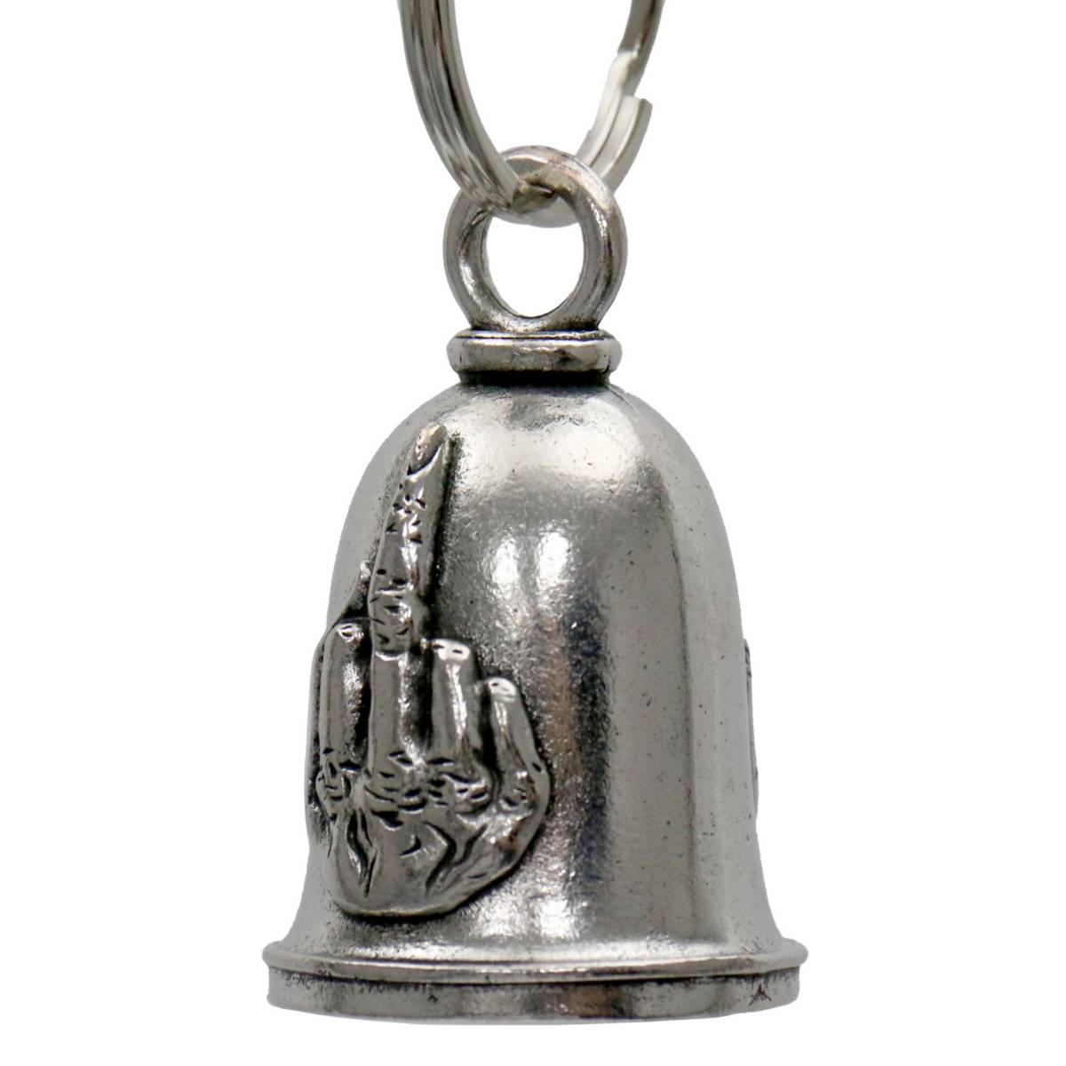 Milwaukee Leather MLB9121 Middle Finger Motorcycle Good Luck Bell w ...