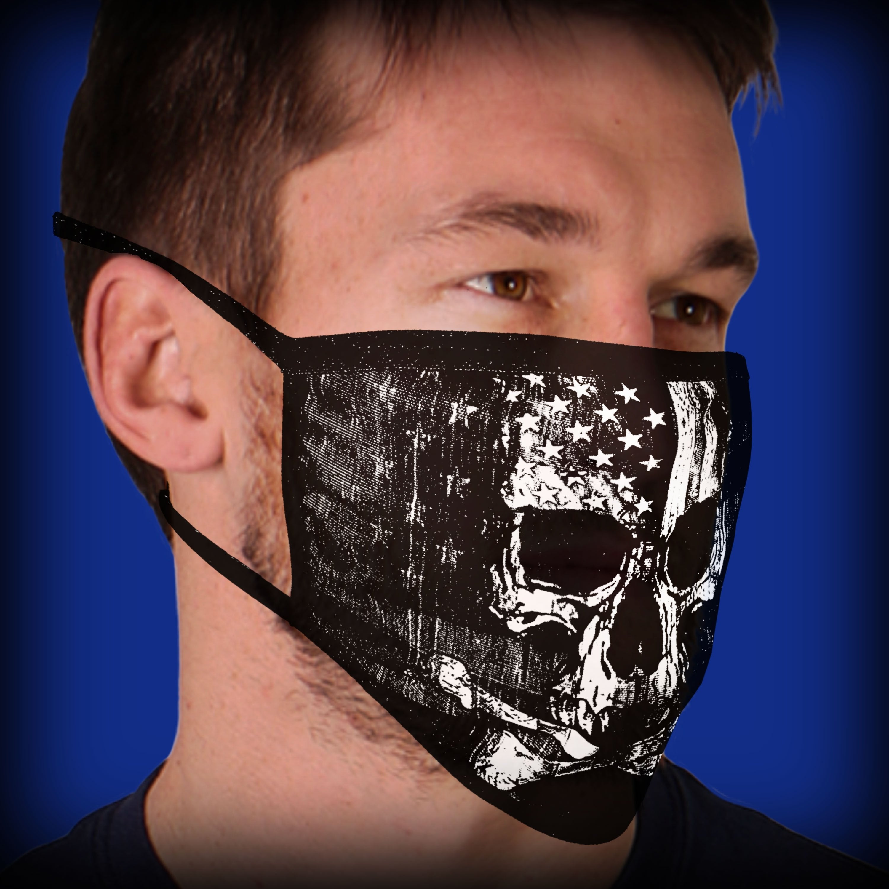 Hot Leathers FMD1010 Flag Skull Face Mask – Milwaukee Motorcycle ...