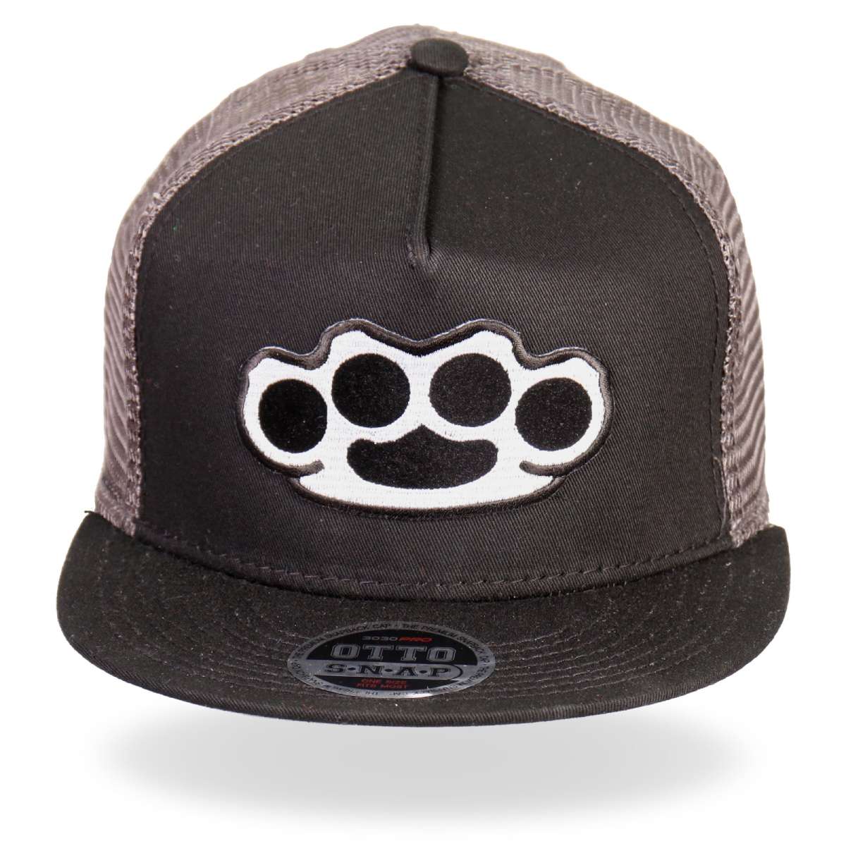 Hot Leathers GSH4003 Brass Knuckles Hardcore Snap Back Hat – Milwaukee ...