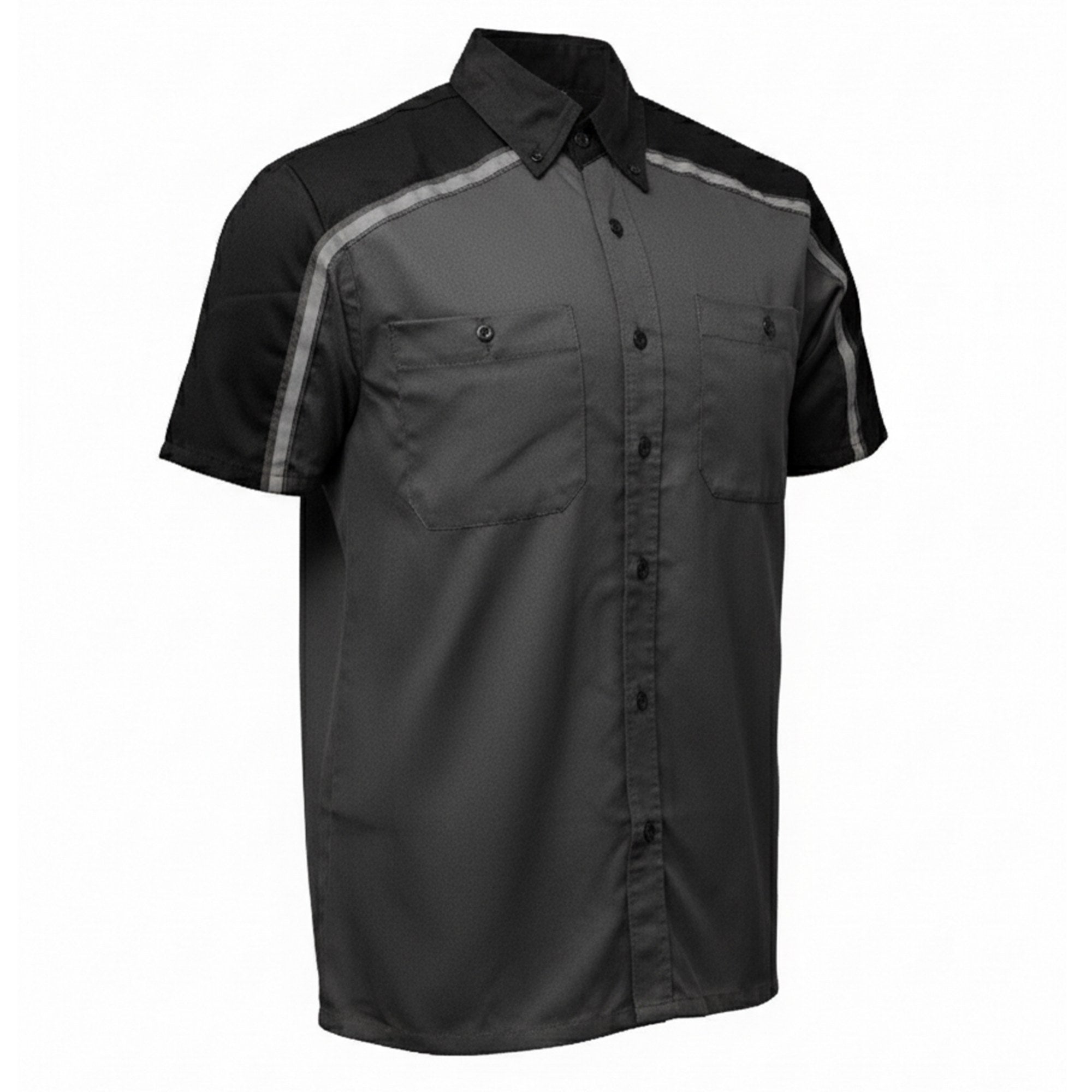 Milwaukee Motorcycle Clothing Co. Men’s Delco Gray/Black Mechanic Rider ...