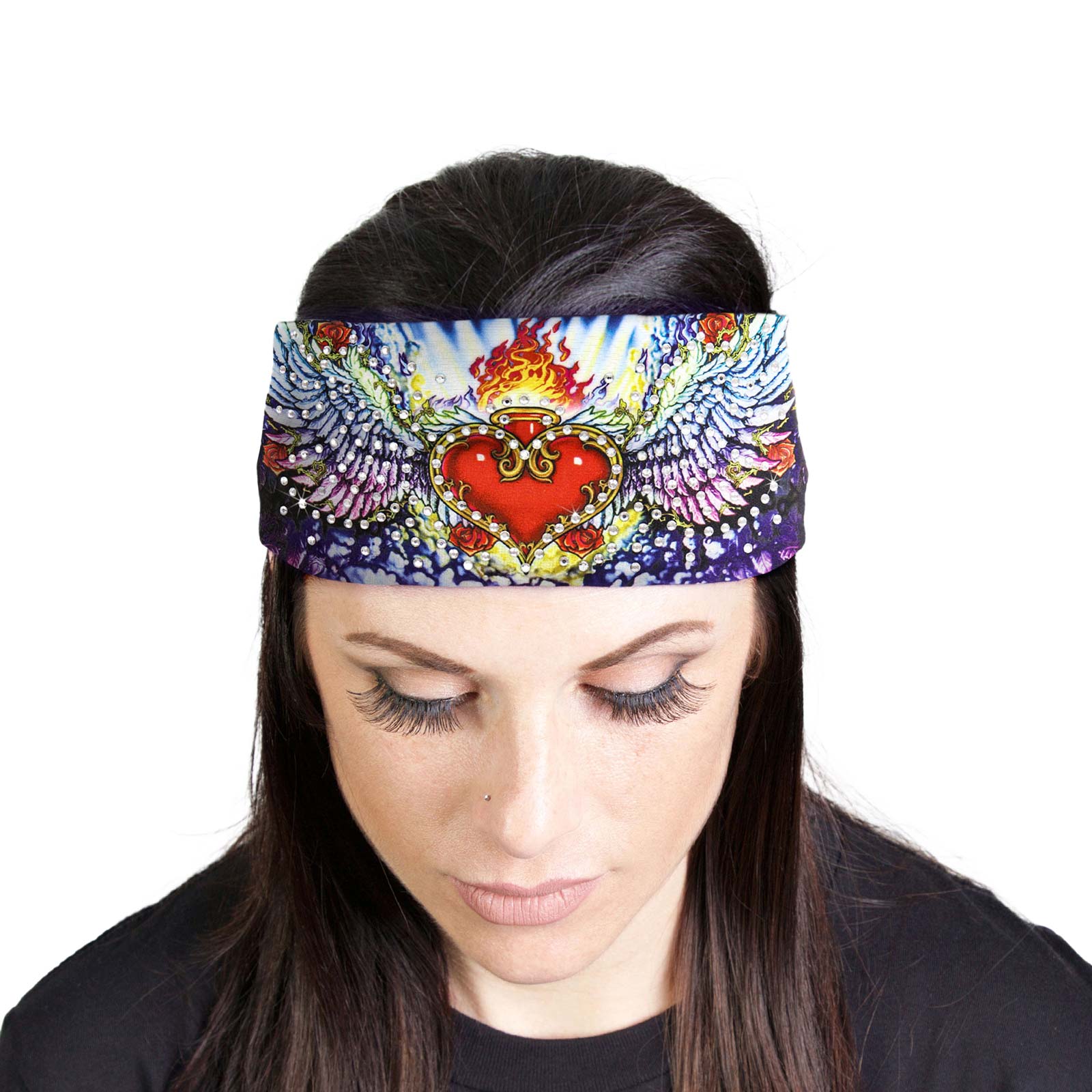 Milwaukee Leather | Bling Designed Wide Headbands-Headwraps for Women ...