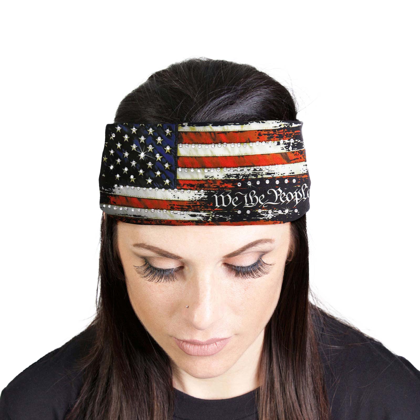 Milwaukee Leather | Bling Designed Wide Headbands-Headwraps for Women ...