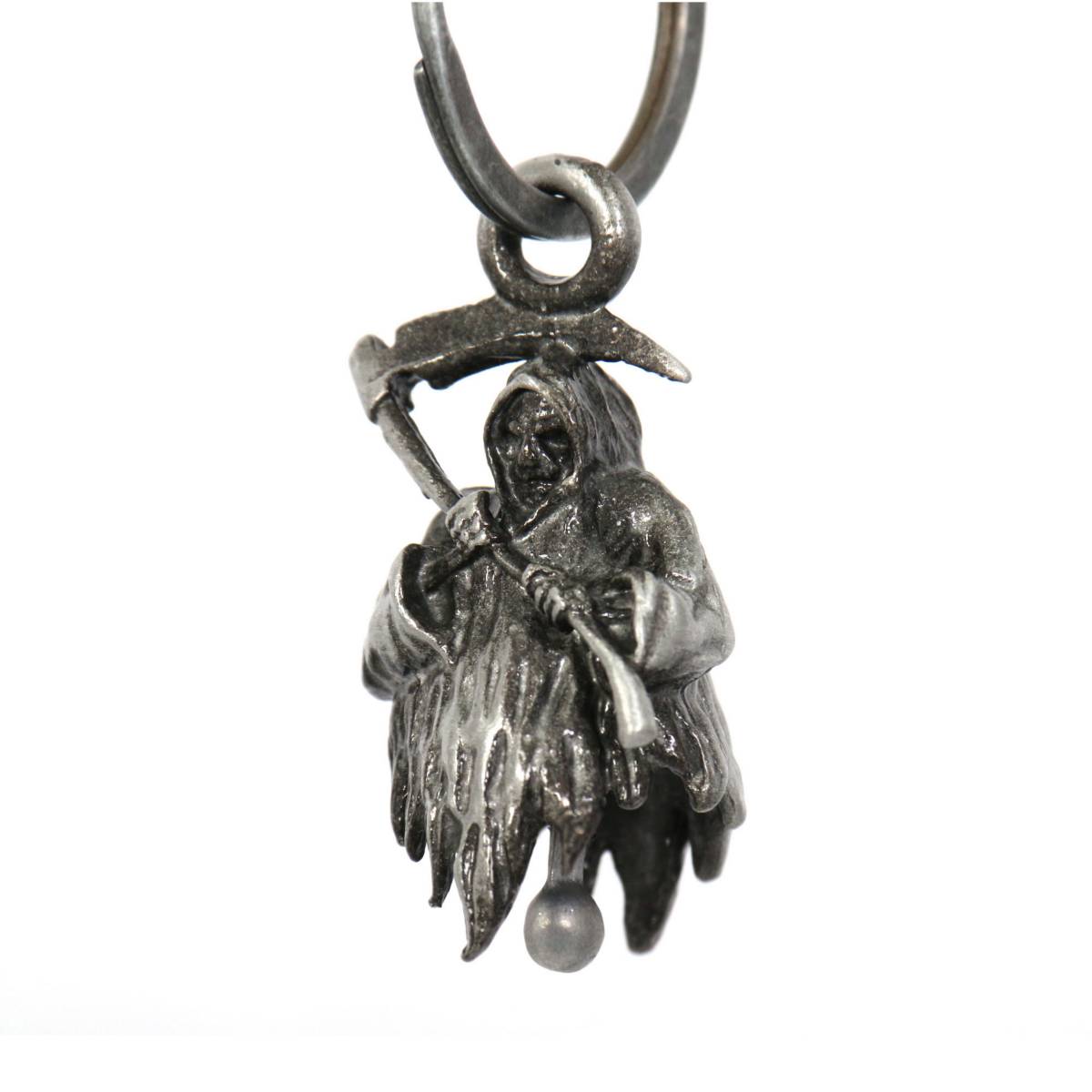 Milwaukee Leather MLB9050 'Grim Reaper' Motorcycle Good Luck Bell | Key ...