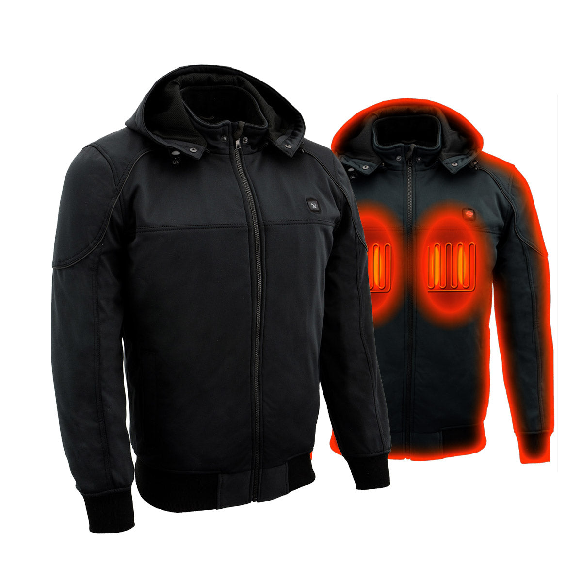 Nexgen Heat NXM1761SET Men’s Black Igniter 'Heated' Soft Shell Racing ...