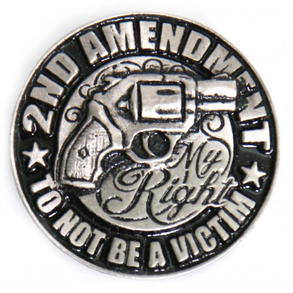 Milwaukee Leather MLP9259 2nd Amendment Not A Victim Pin For Jackets ...