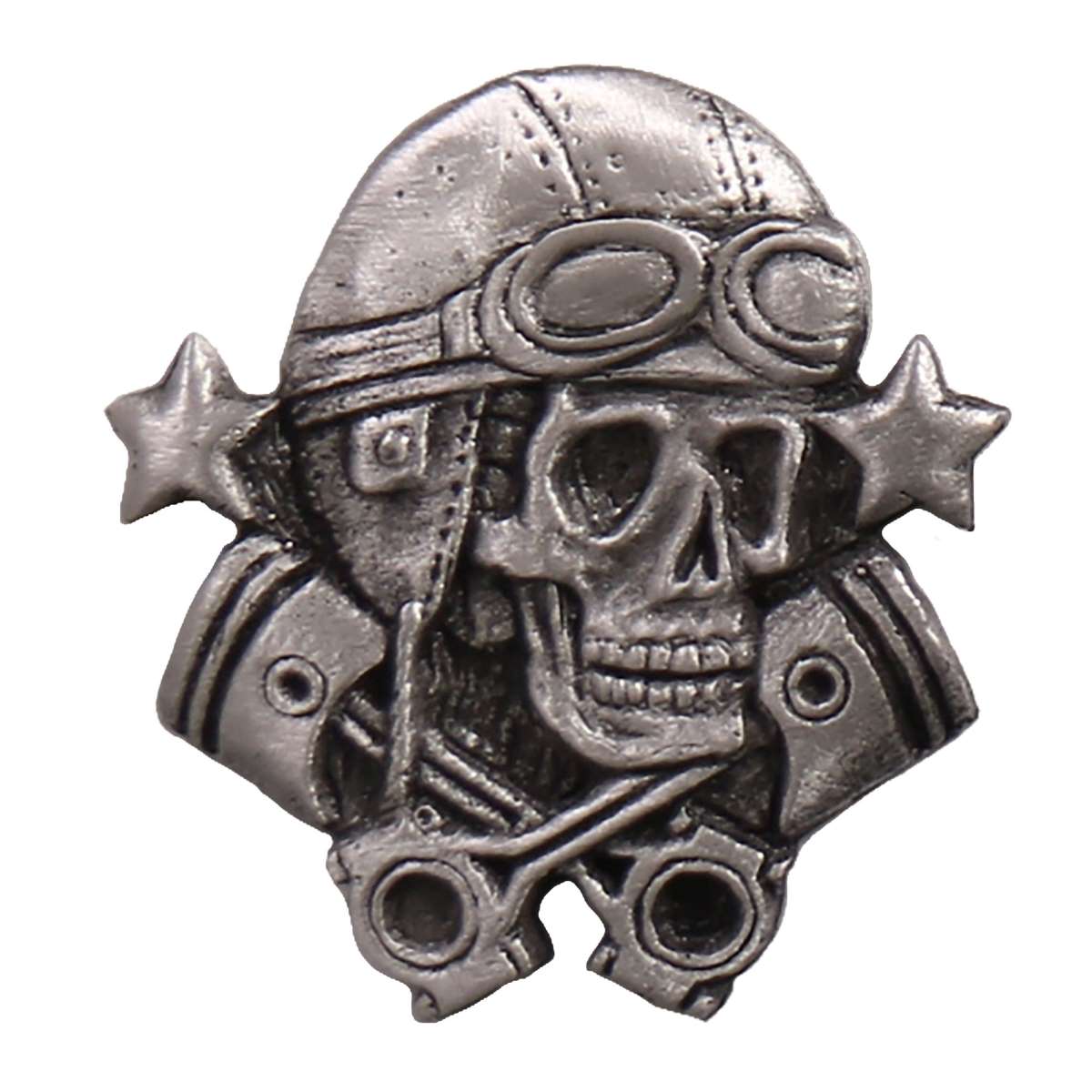 Milwaukee Leather MLP9278 Aviator Skull Pin For Jackets, Vest, Hats ...