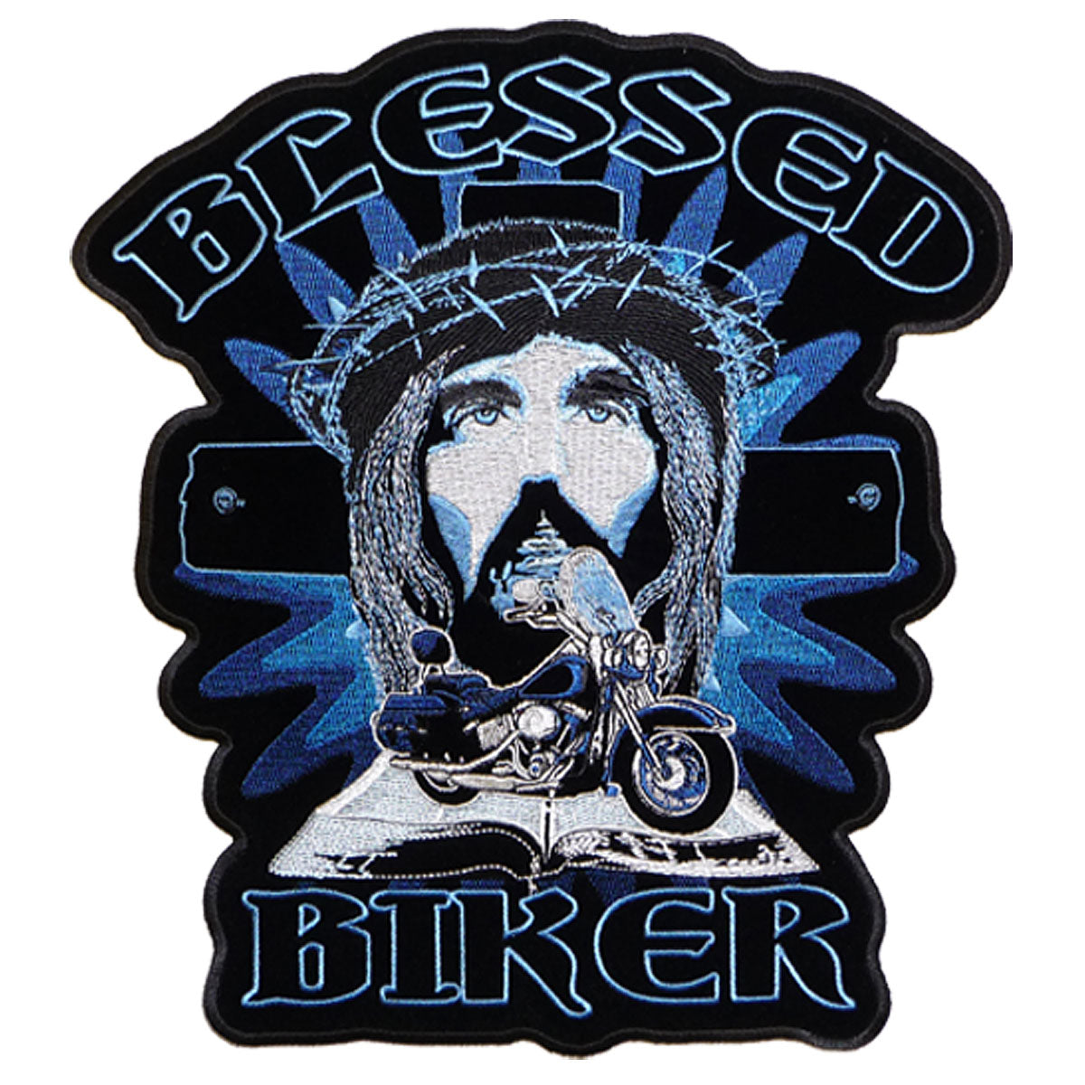 Hot Leathers PPA5060 Blessed Biker 3" x 4" Patch – Milwaukee Motorcycle ...