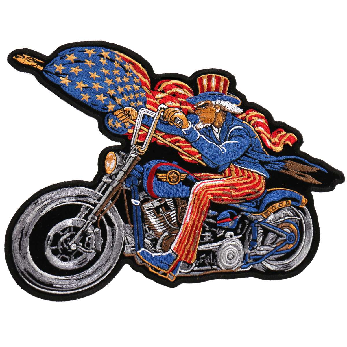Hot Leathers 5" Uncle Sam Patch PPA7645 – Milwaukee Motorcycle Clothing Co