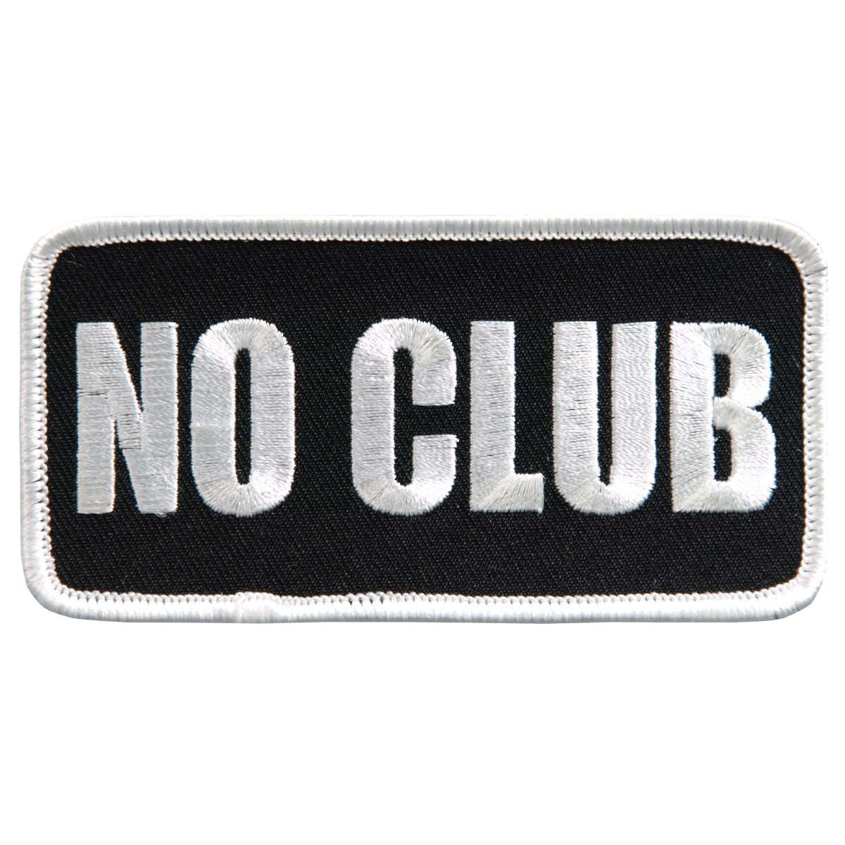 Hot Leathers 4" No Club Patch PPL9439 – Milwaukee Motorcycle Clothing Co