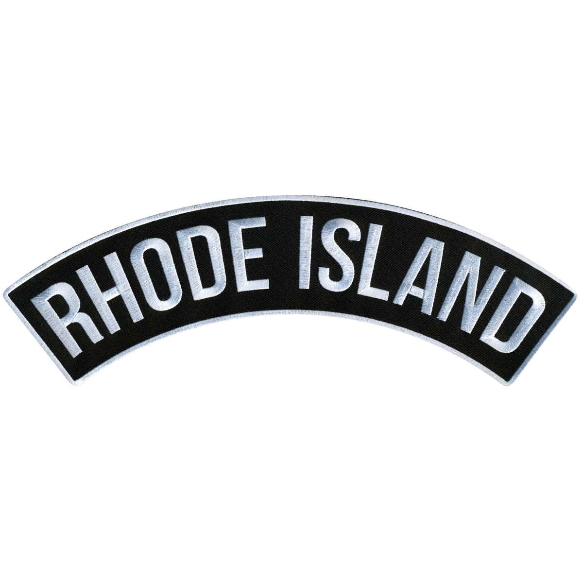 Hot Leathers Rhode Island 12” X 3” Top Rocker Patch PPM4077 – Milwaukee ...