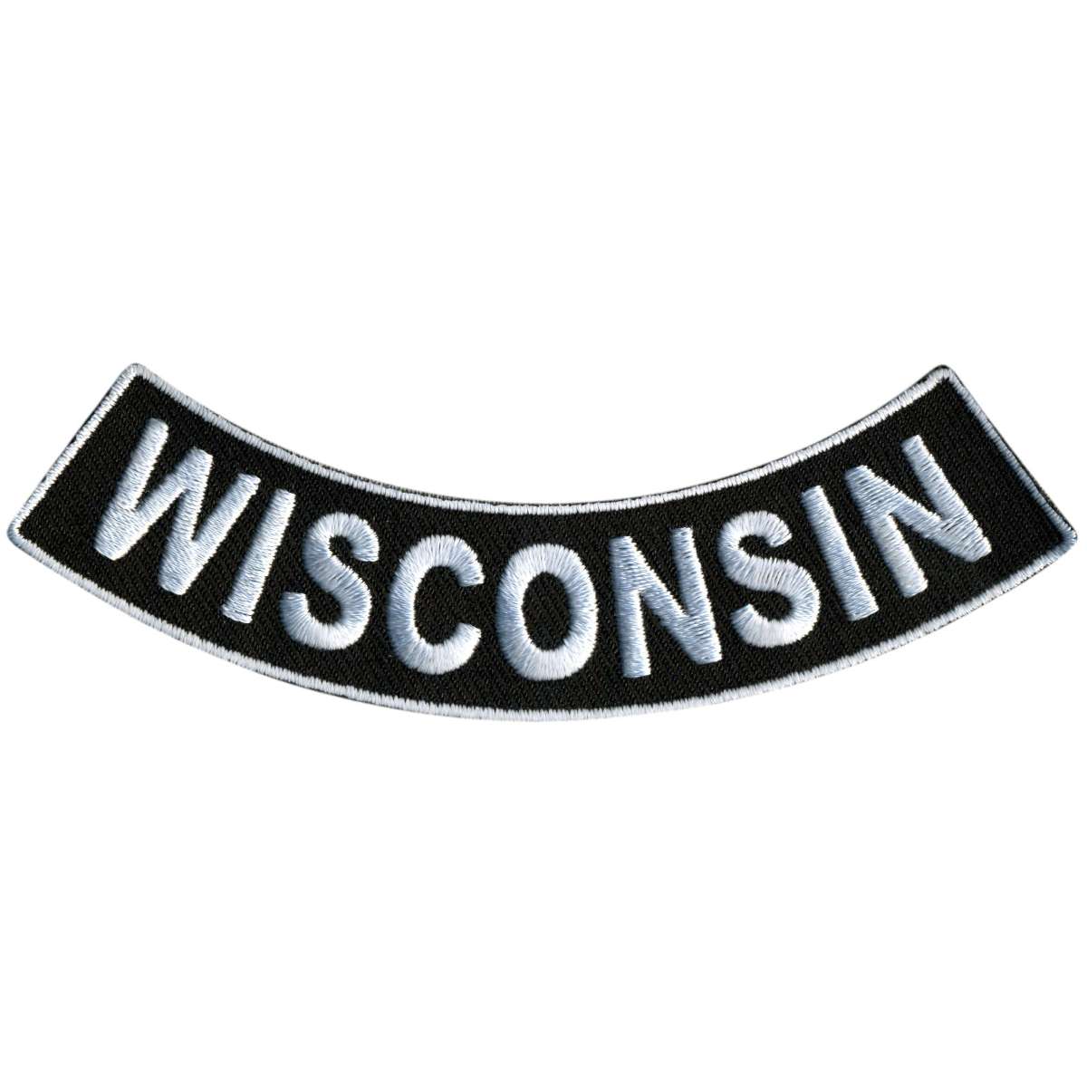 Hot Leathers Wisconsin 4” X 1” Bottom Rocker Patch PPM5098 – Milwaukee ...