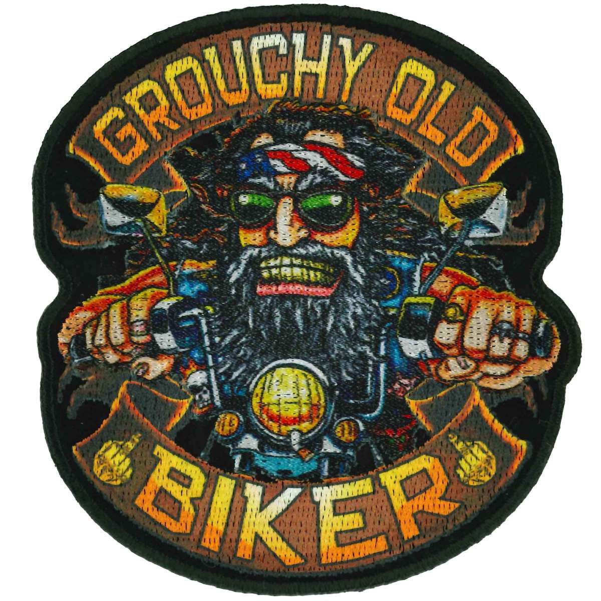 Hot Leathers Grouchy Old Biker Patch 3.5" PPQ2073 – Milwaukee ...