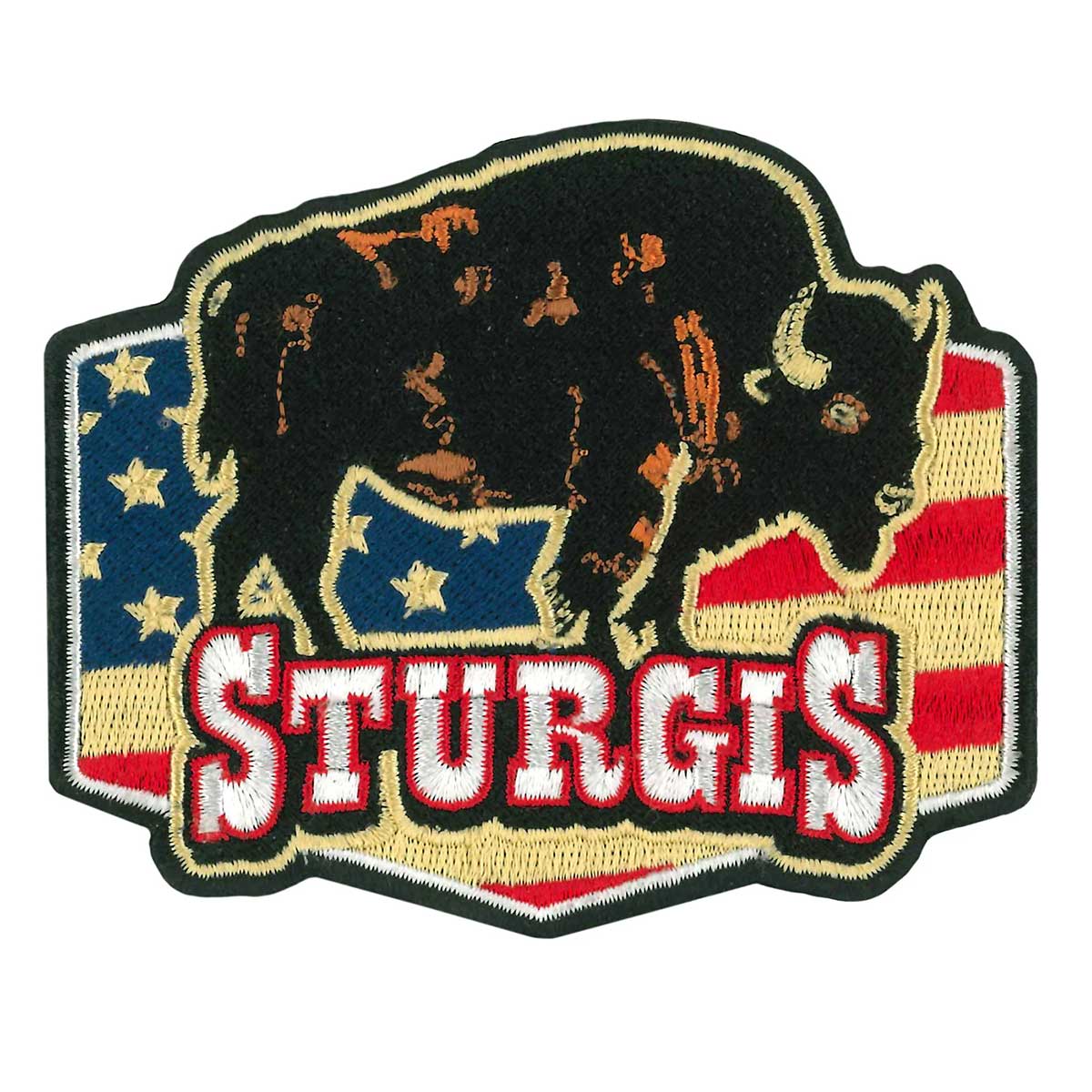 Hot Leathers Sturgis Bison Americana 3.75" Patch PPQ2683 – Milwaukee ...