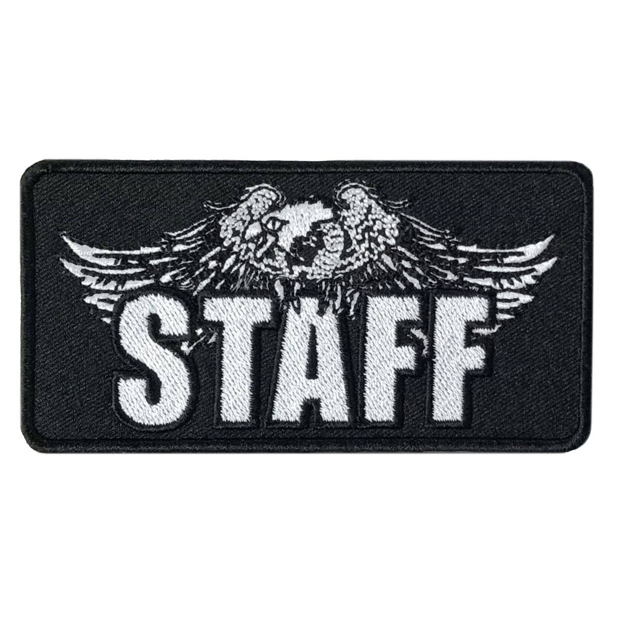 Hot Leathers Staff Eagle 4" X 2" Embroidered Patch PPW1138 – Milwaukee ...