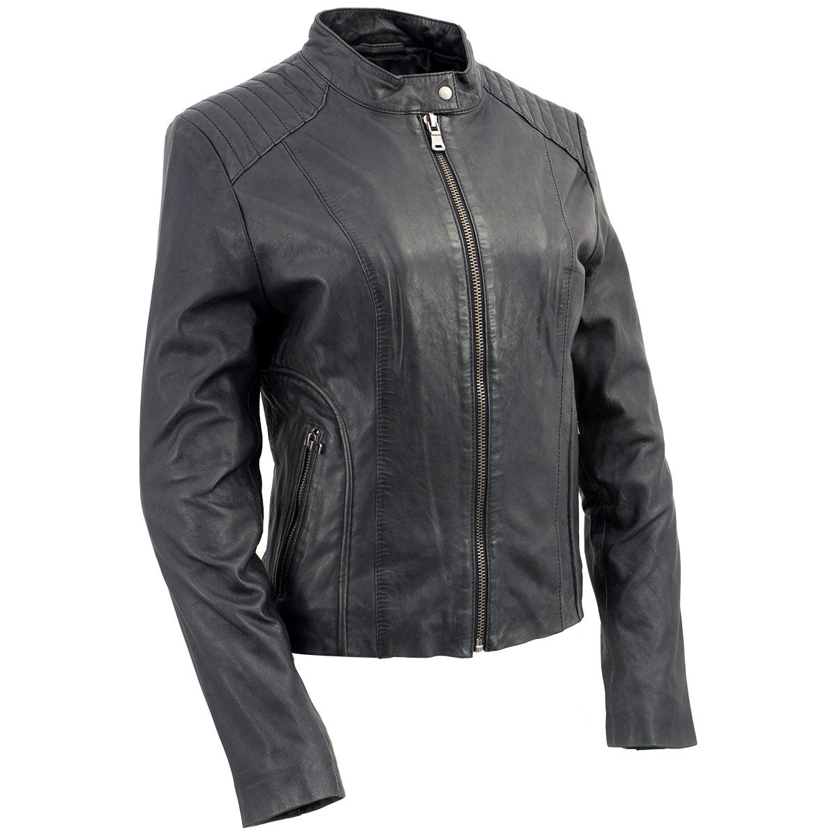 Milwaukee Leather Vintage SFL2814 Women's Black Leather Motorcycle ...