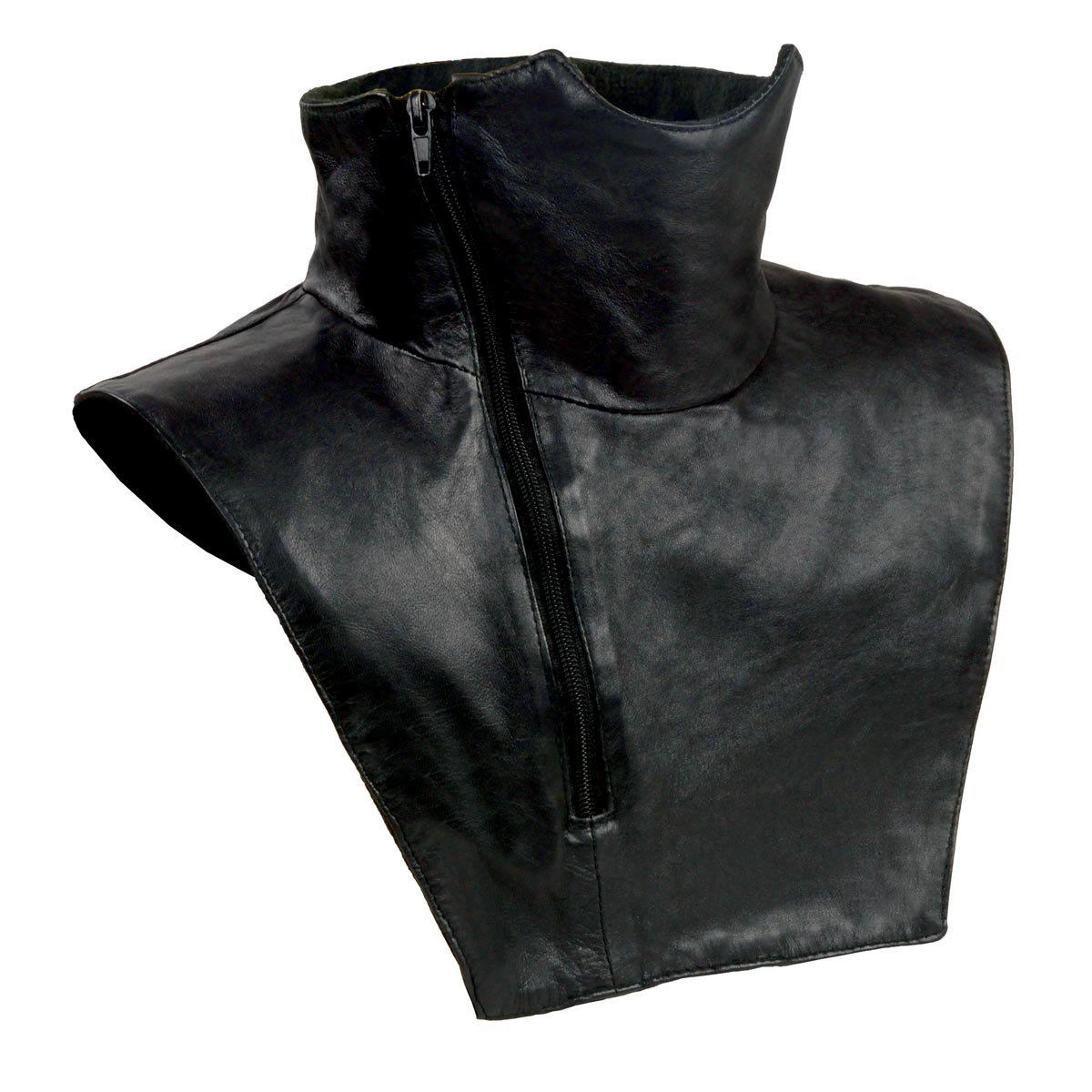 Milwaukee Leather SH165 Black Unisex Premium Leather Neck Warmer ...
