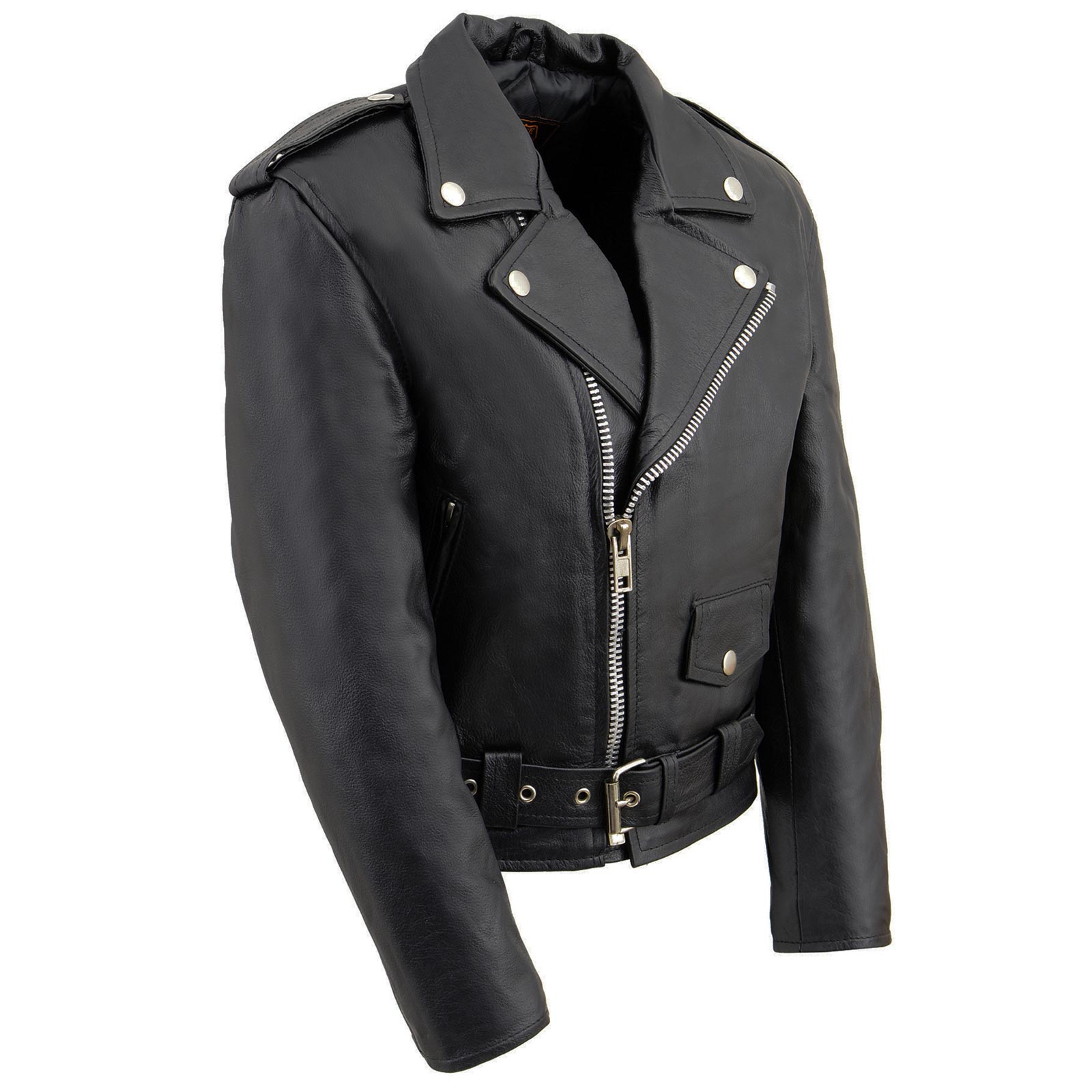 Milwaukee Leather SH2010 Toddlers Black Classic Motorcycle Leather Jac ...