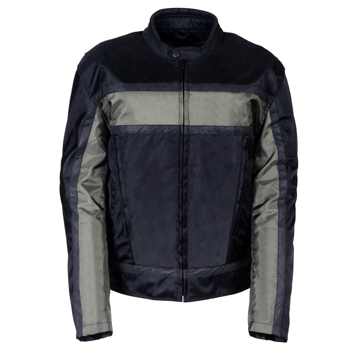 NexGen SH2095 Men's 'Racer' Black and Grey Reflective Textile Motorcyc ...