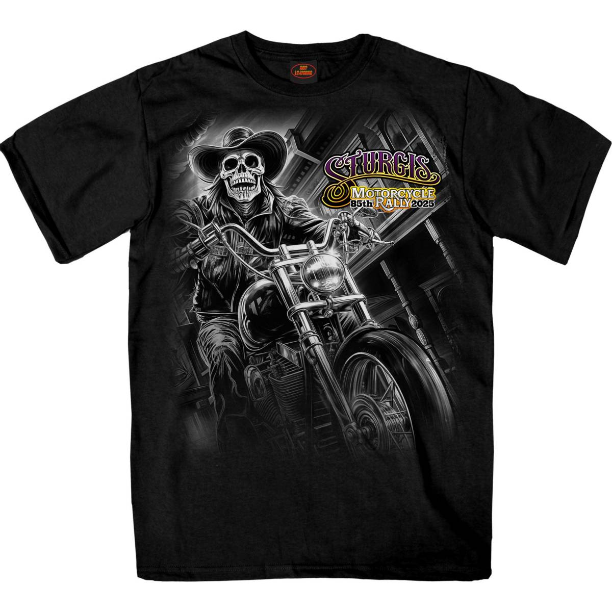 2025 Sturgis Motorcycle Rally #1 Ghost Rider Black Men's T-Shirt ...