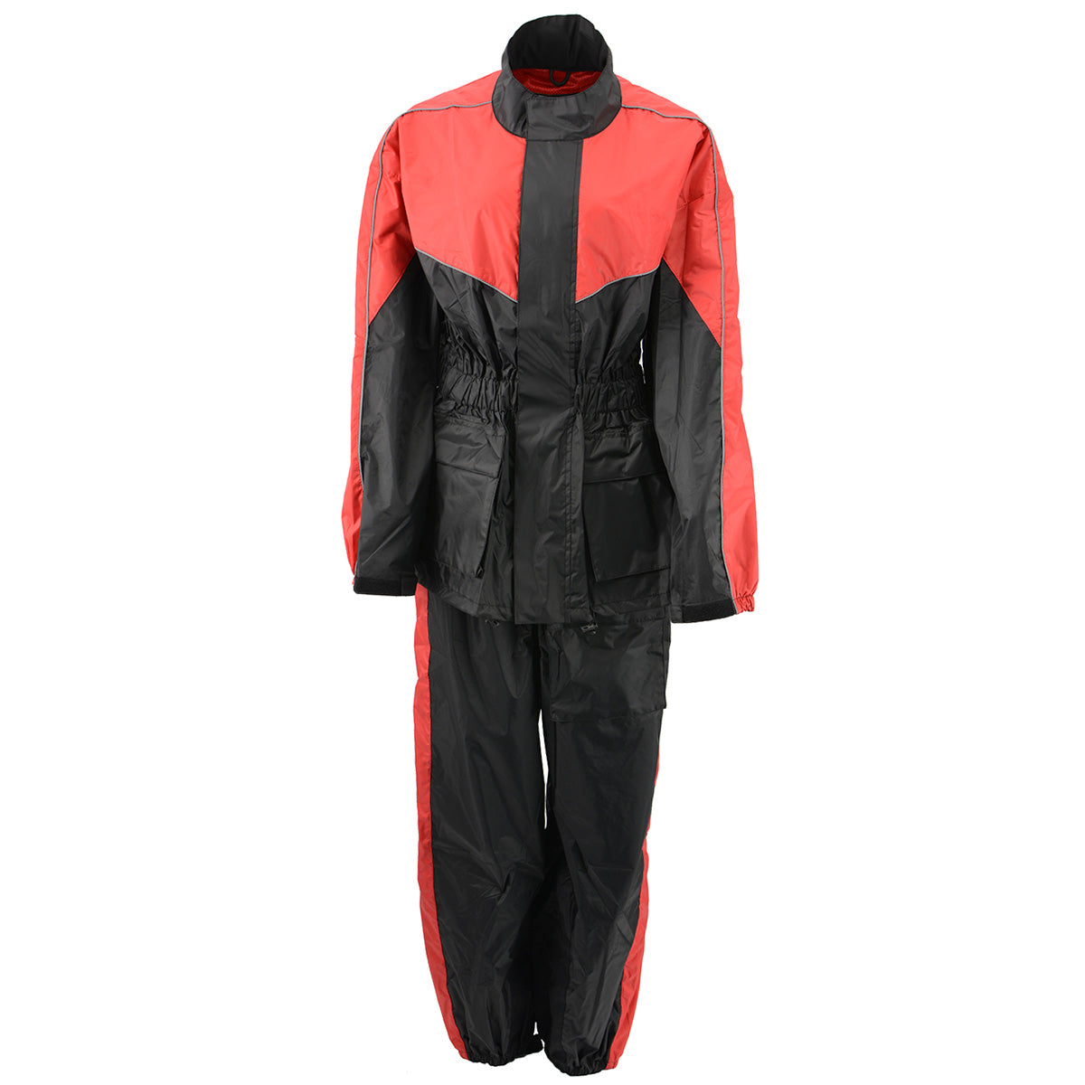 NexGen Ladies XS5001 Black and Red Water Proof Rain Suit with ...
